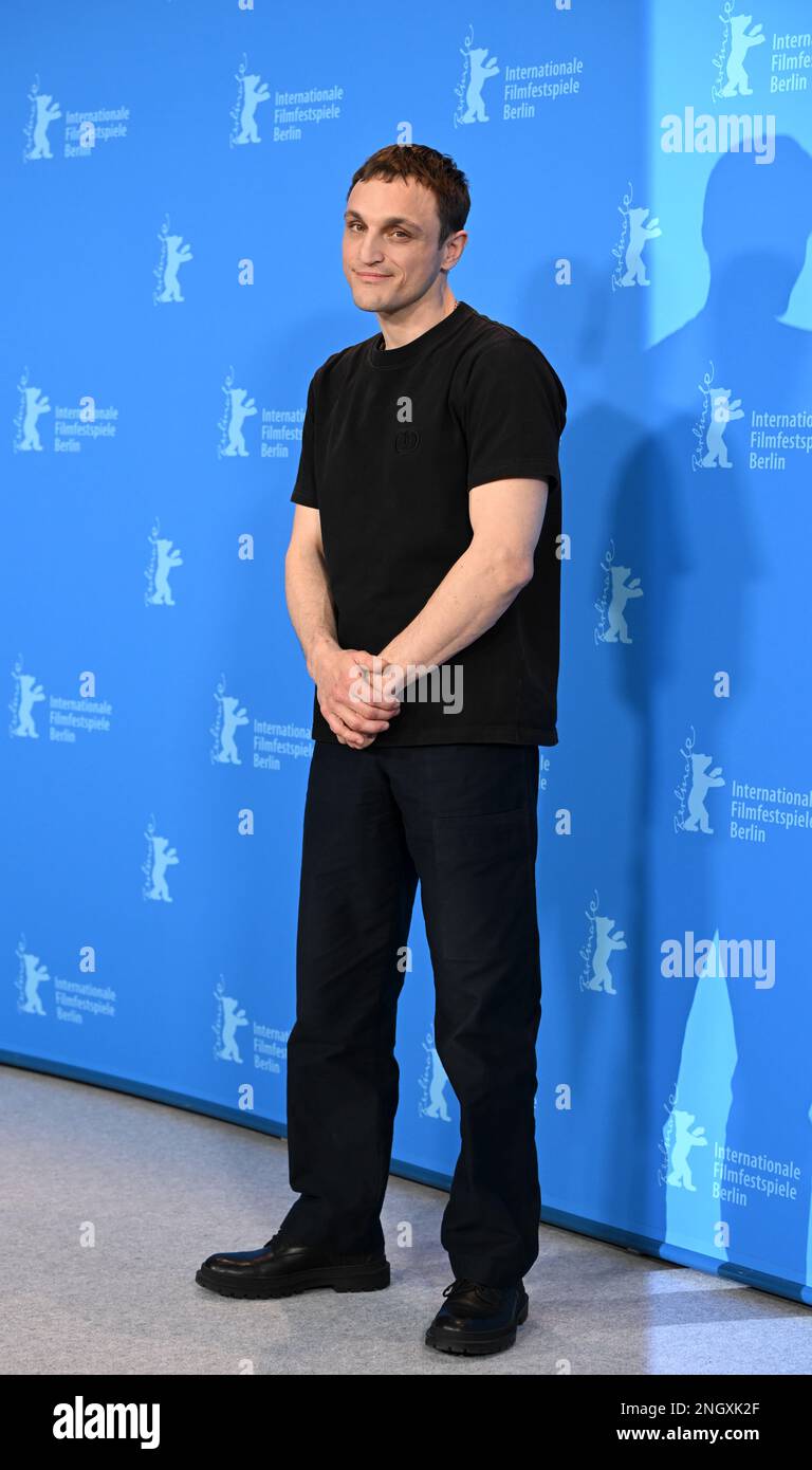 Berlin, Germany. 19th Feb, 2023. Franz Rogowski, actor, arrives for the ...