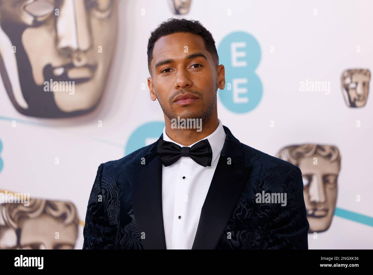 Elliot Knight poses for photographers upon arrival at the 76th British ...
