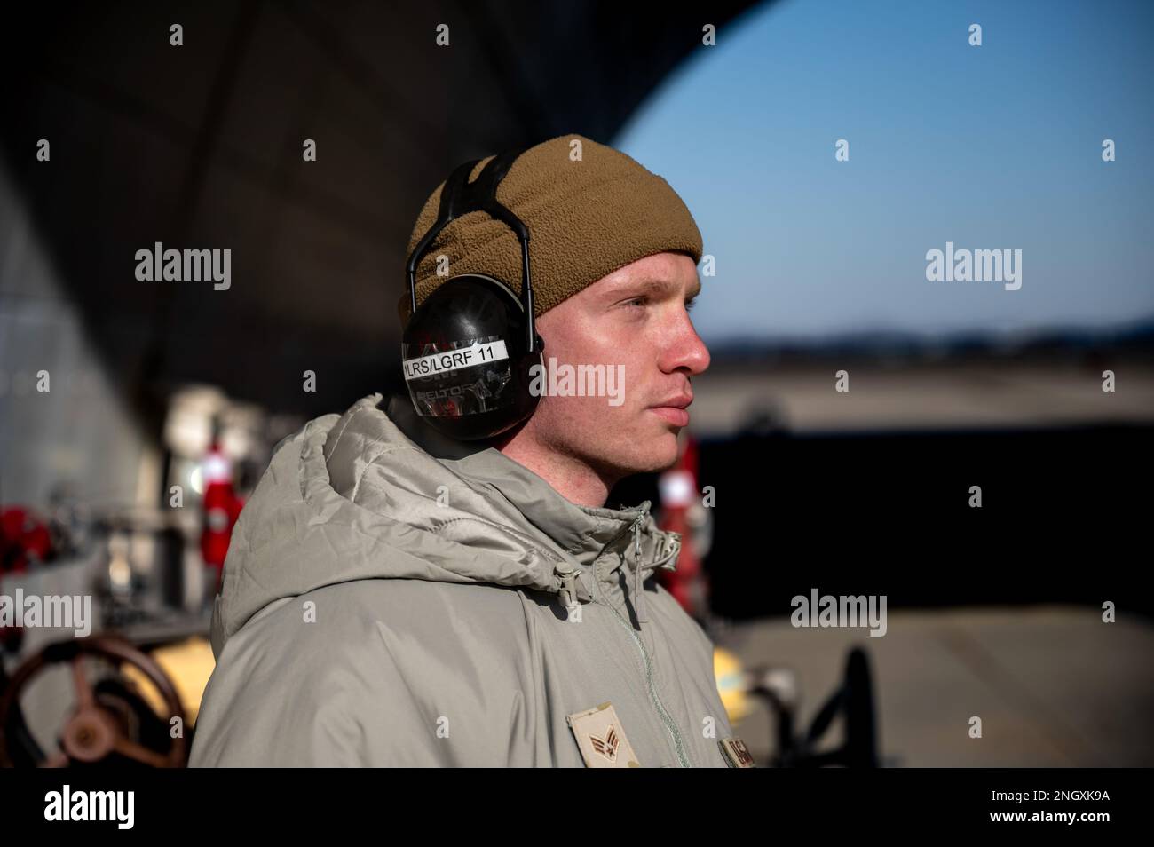 U.S. Air Force Senior Airman Patrick Manley, 51st Logistics Readiness ...