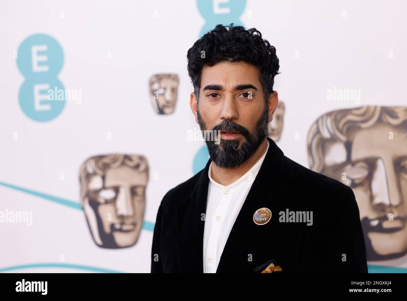 Ray Panthaki poses for photographers upon arrival at the 76th British ...