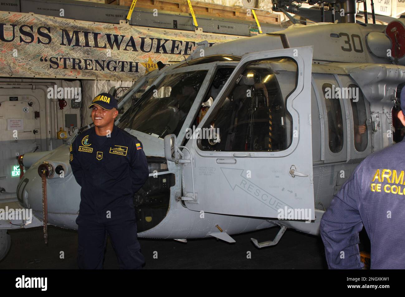 CARTAGENA, Colombia - (Nov. 30, 2022) – Members of the Colombian Navy ...