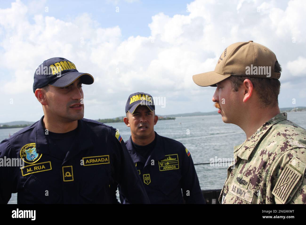 CARTAGENA, Colombia - (Nov. 30, 2022) – Members of the Colombian Navy ...