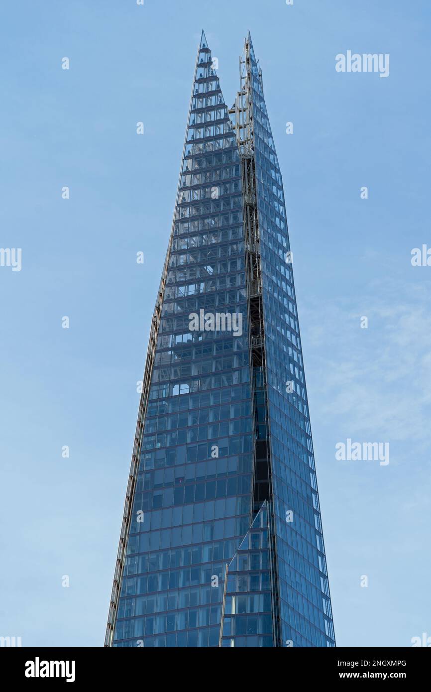 The top viewing platform of The Shard skyscraper. London Stock Photo ...