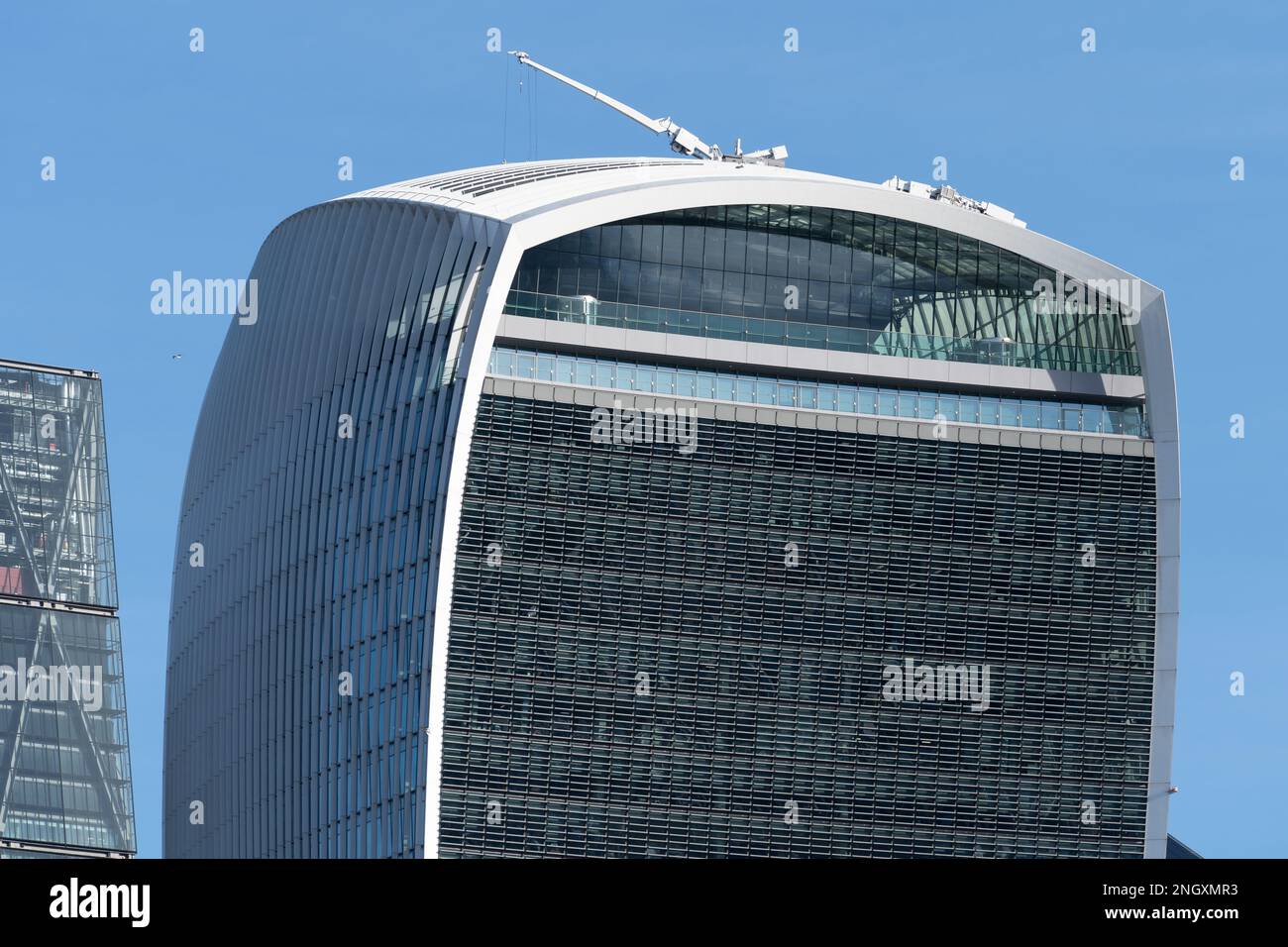 The viewing gallery of 20 Fenchurch Street Sky Garden skyscraper on a ...