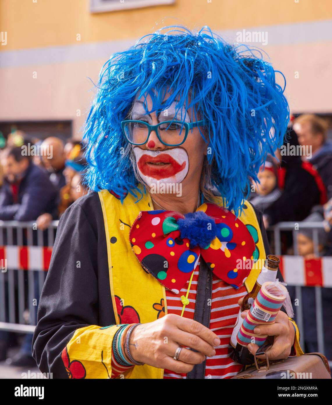 Villach, Austria - February 19, 2023: Carnival in Villach, Fasching ...