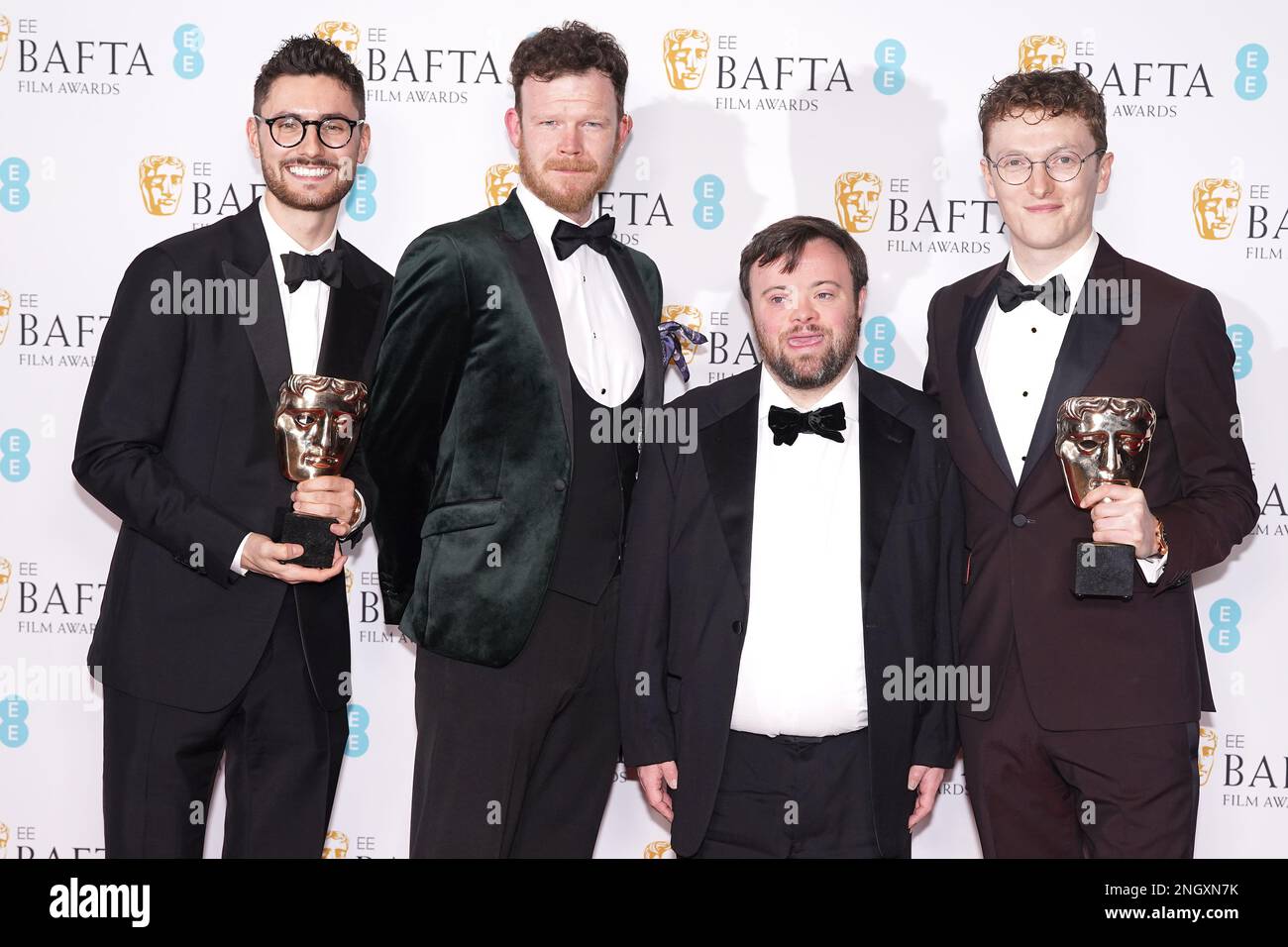 Tom Berkeley (left), Seamus O'Hara, James Martin and Ross White (right ...