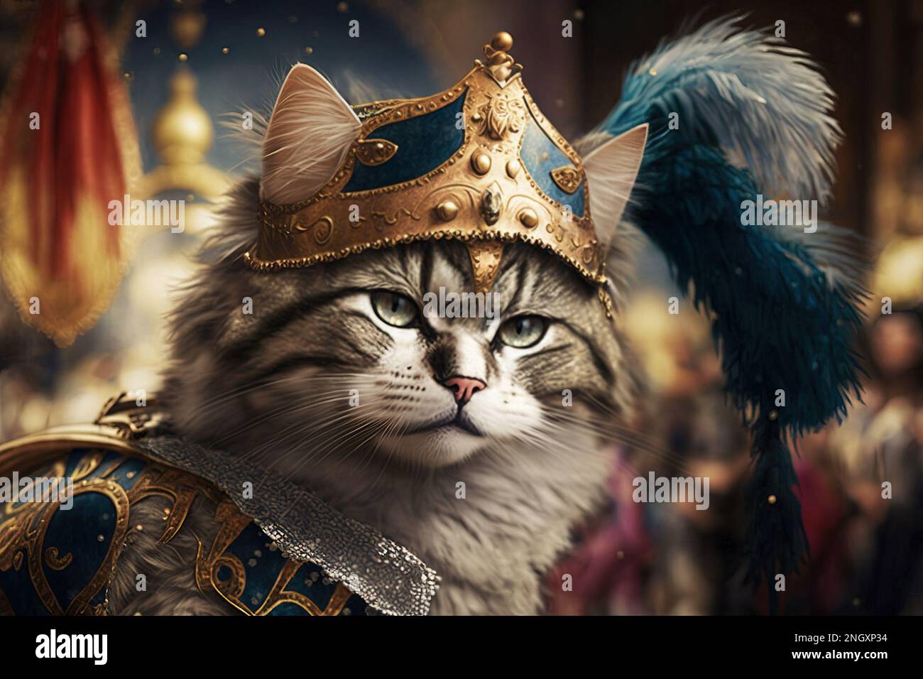 Cat carnival in crown, city tourism concept for travel Stock Photo - Alamy