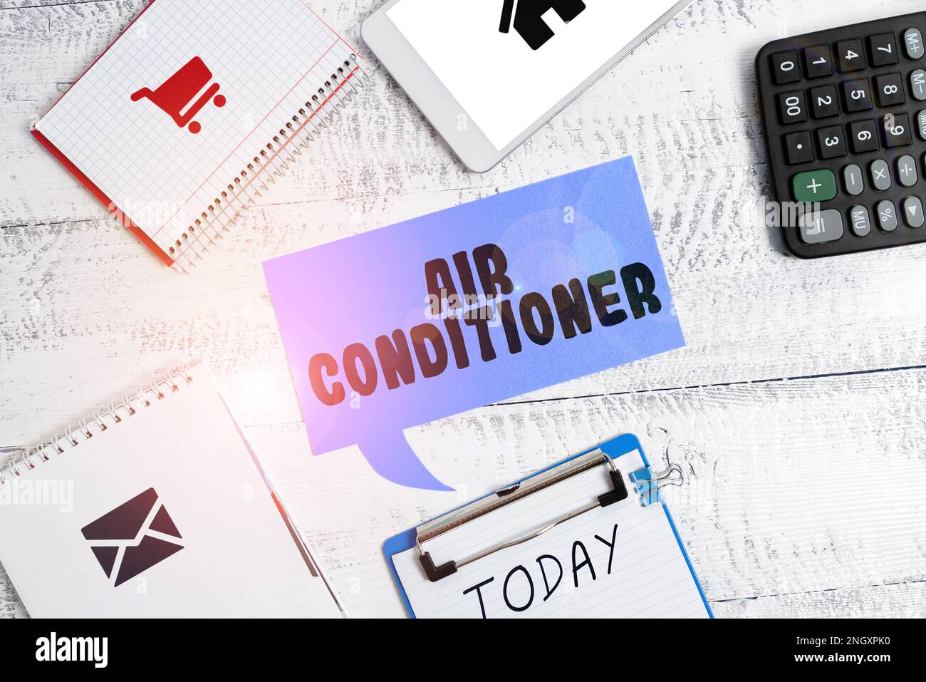 Inspiration showing sign Air Conditioner. Word Written on apparatus for ...