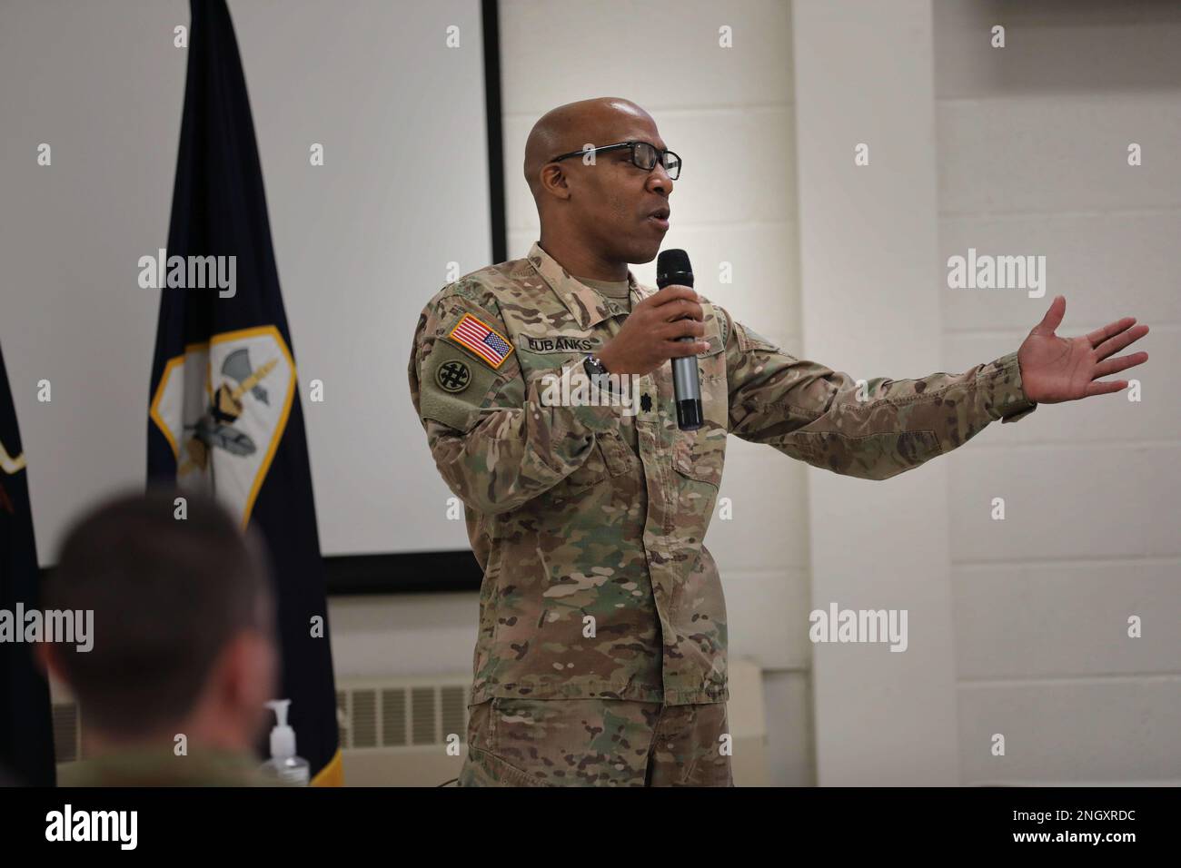 Lt. Col. DeShun Eubanks, Deputy G-3/3, U.S. Army Reserve Legal Command ...