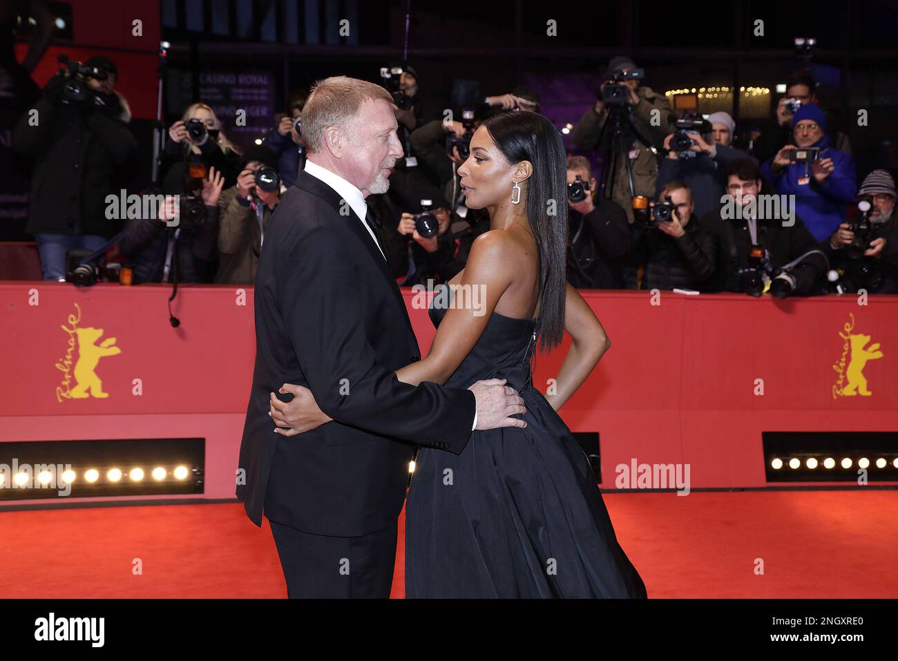 Boris Becker and his partner Lilian de Carvalho Monteiro attend the ...