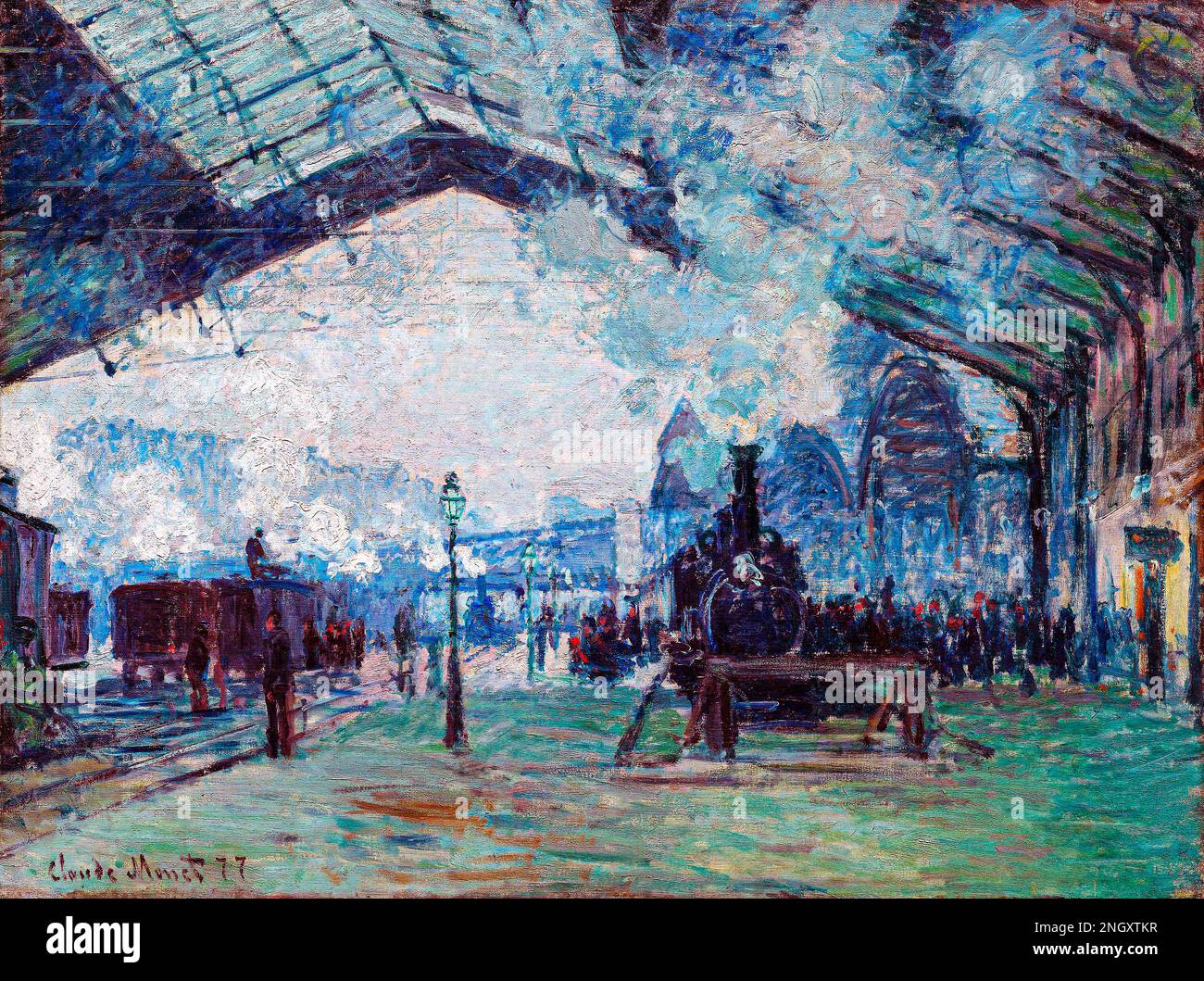 Famous paintings of monet hi-res stock photography and images - Alamy