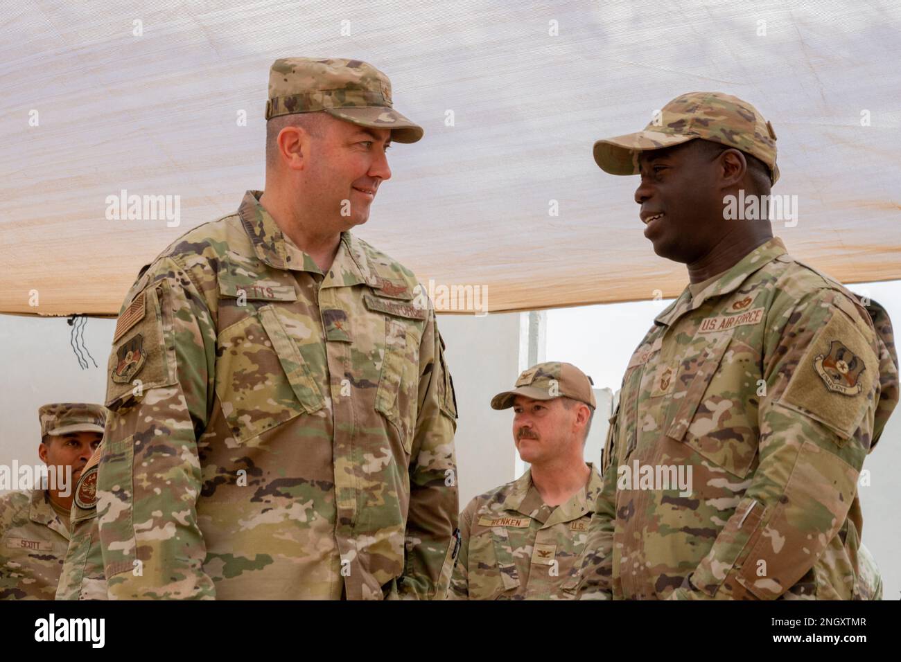 U.S. Air Force Brig. Gen. William Betts, the 378th Air Expeditionary ...