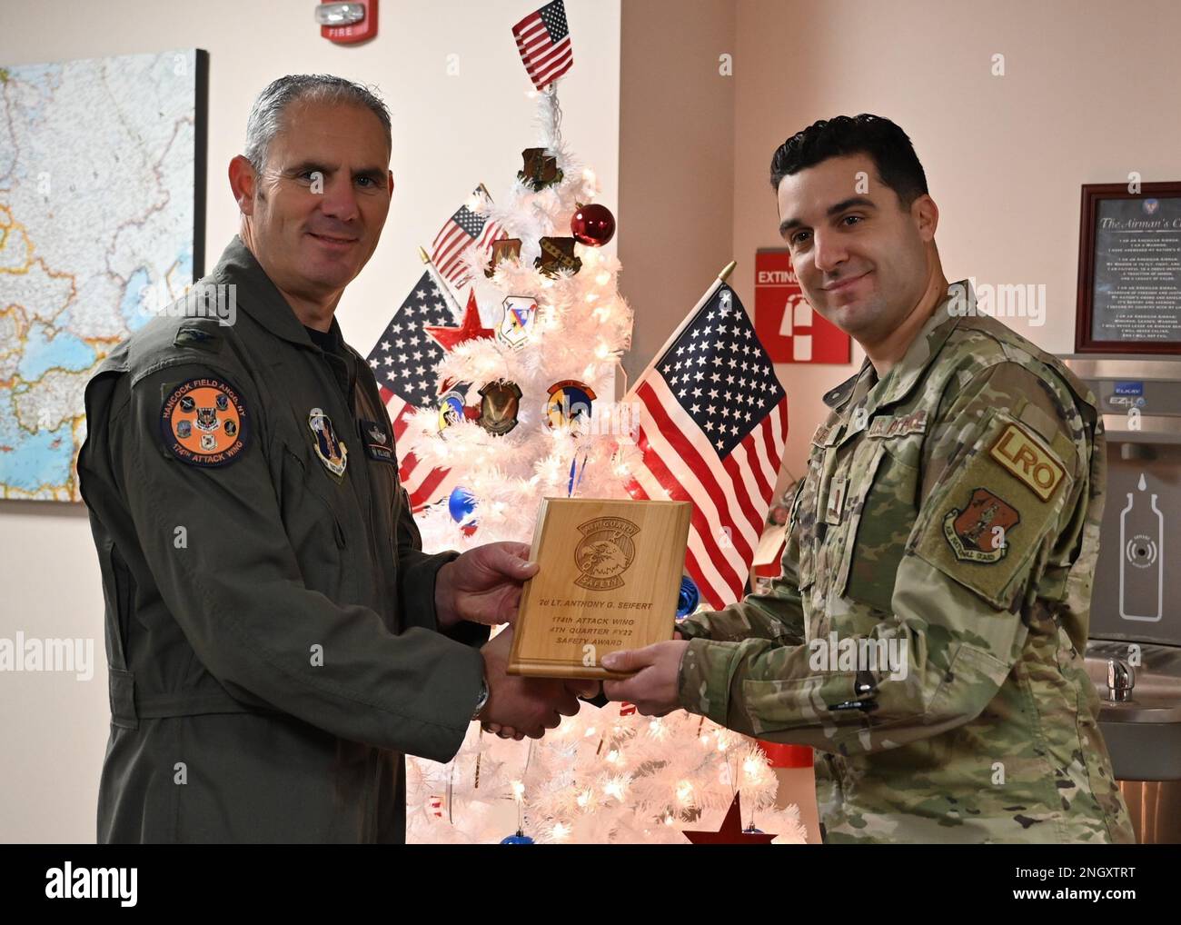 New York Air National Guard 2nd Lt. Anthony Seifert, a member of the ...