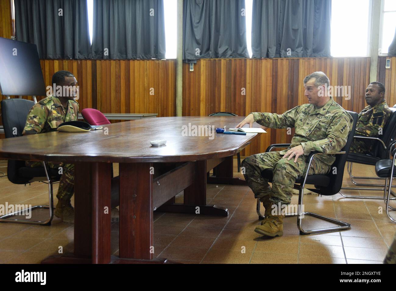 Col. Jeffrey Alston, commander of the Wisconsin Army National Guard’s ...