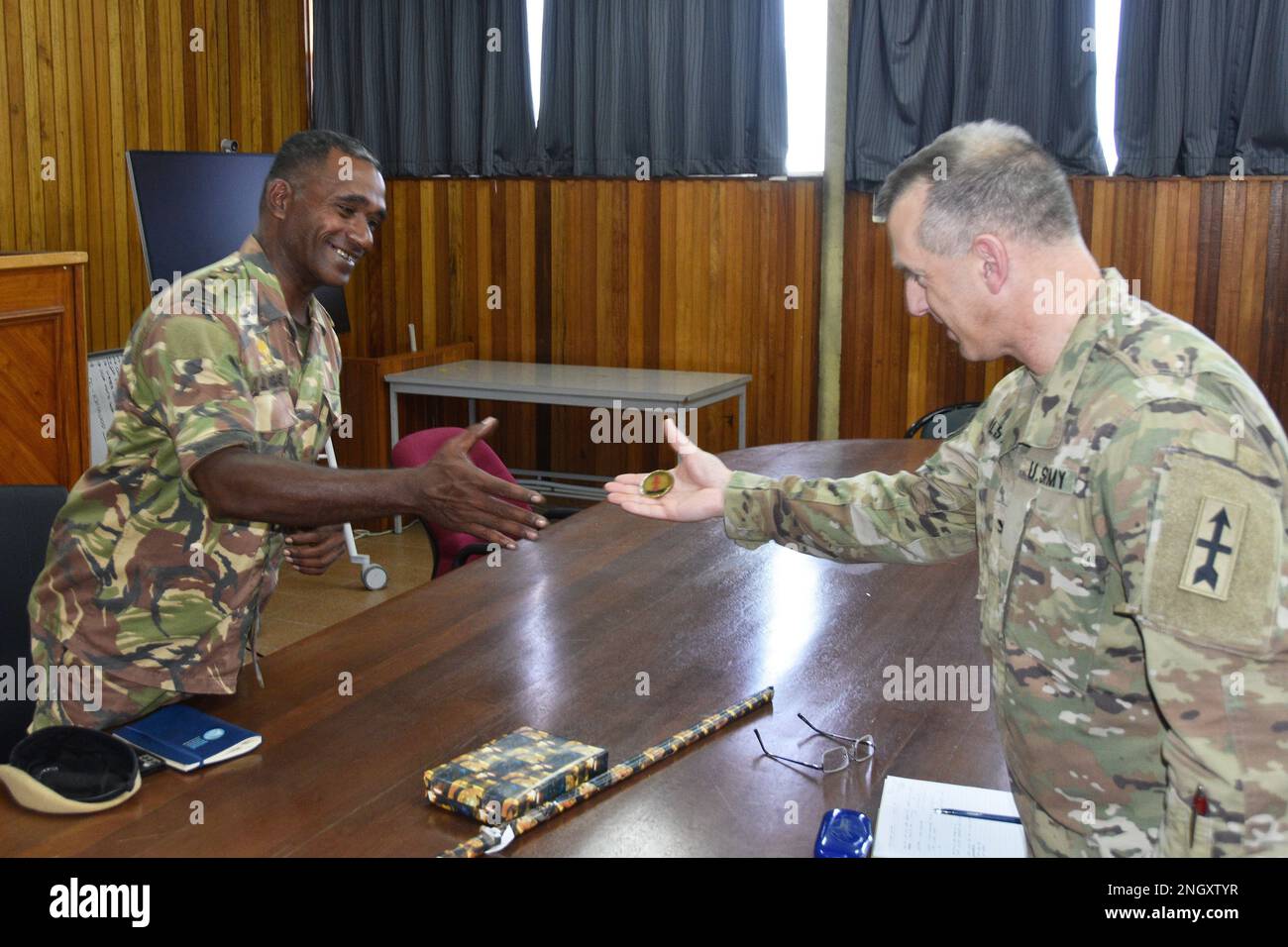 Col. Jeffrey Alston, commander of the Wisconsin Army National Guard’s ...