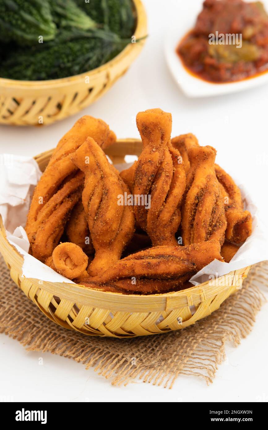 Namkeen Karela Mathri Also Called Matthi, Mathiya, Mathi, Farsi Poori ...