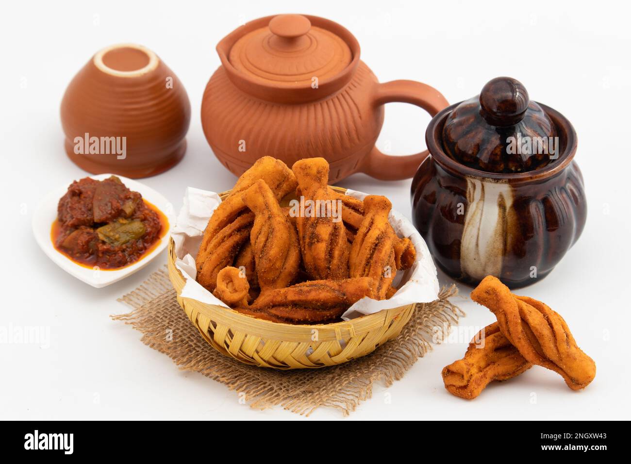 Namkeen Karela Mathri Also Called Matthi, Mathiya, Mathi, Farsi Poori ...