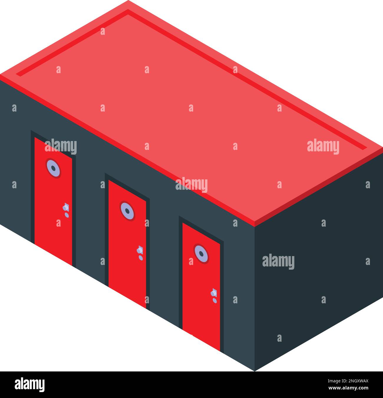 Public toilet urinal architecture Stock Vector Images - Alamy