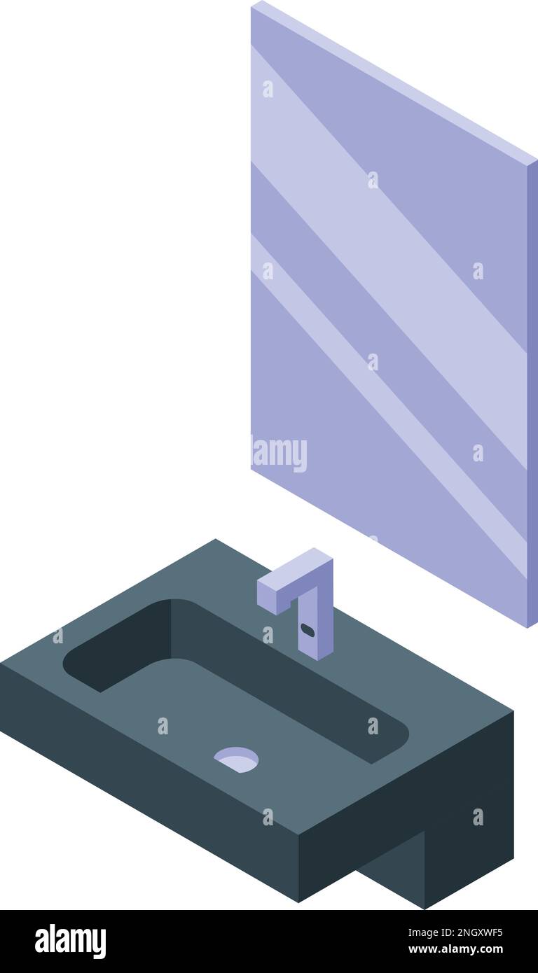 Washbasin icon isometric vector. Public restroom. Washroom bath Stock ... Washbasin icon isometric vector. Public restroom. Washroom bath Stock ...