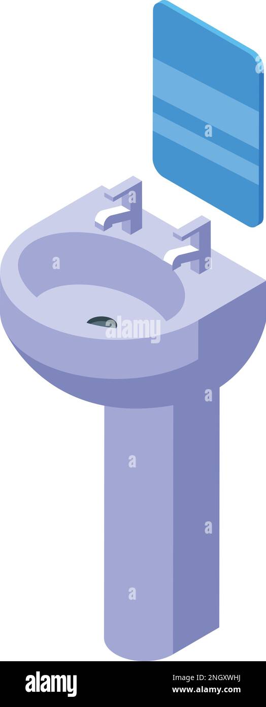 Washbasin icon isometric vector. Public toilet. Room sink Stock Vector ... Washbasin icon isometric vector. Public toilet. Room sink Stock Vector ...