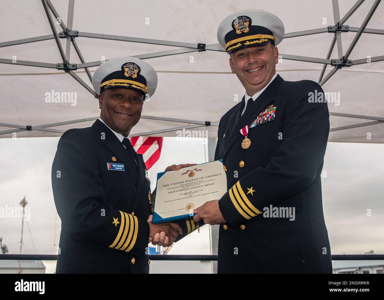 YOKOSUKA, Japan (Dec. 1, 2022) Capt. Walter Mainor, commander, Task ...