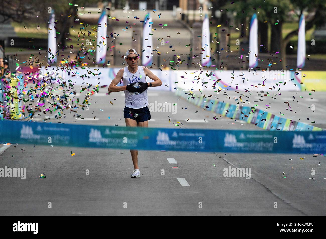 February 19, 2023: Brendan Gregg (10017) crosses the finish line 1:04: ...