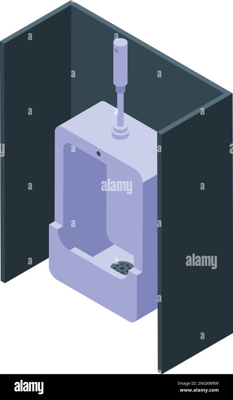 Public toilet urinal architecture Cut Out Stock Images & Pictures - Alamy