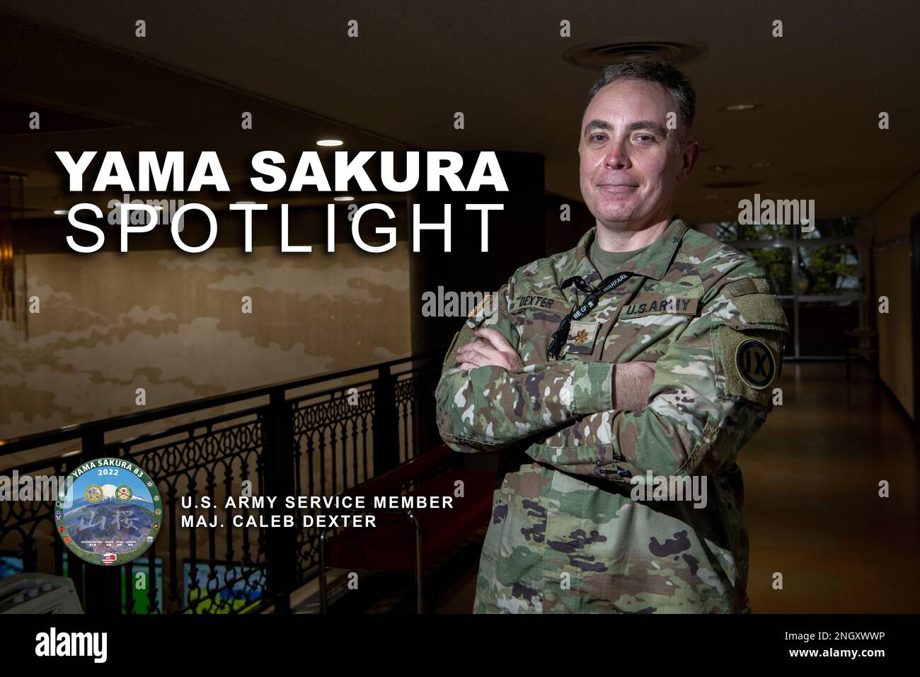 U.S. Army Maj. Caleb Dexter, 9th Mission Support Command strategic ...