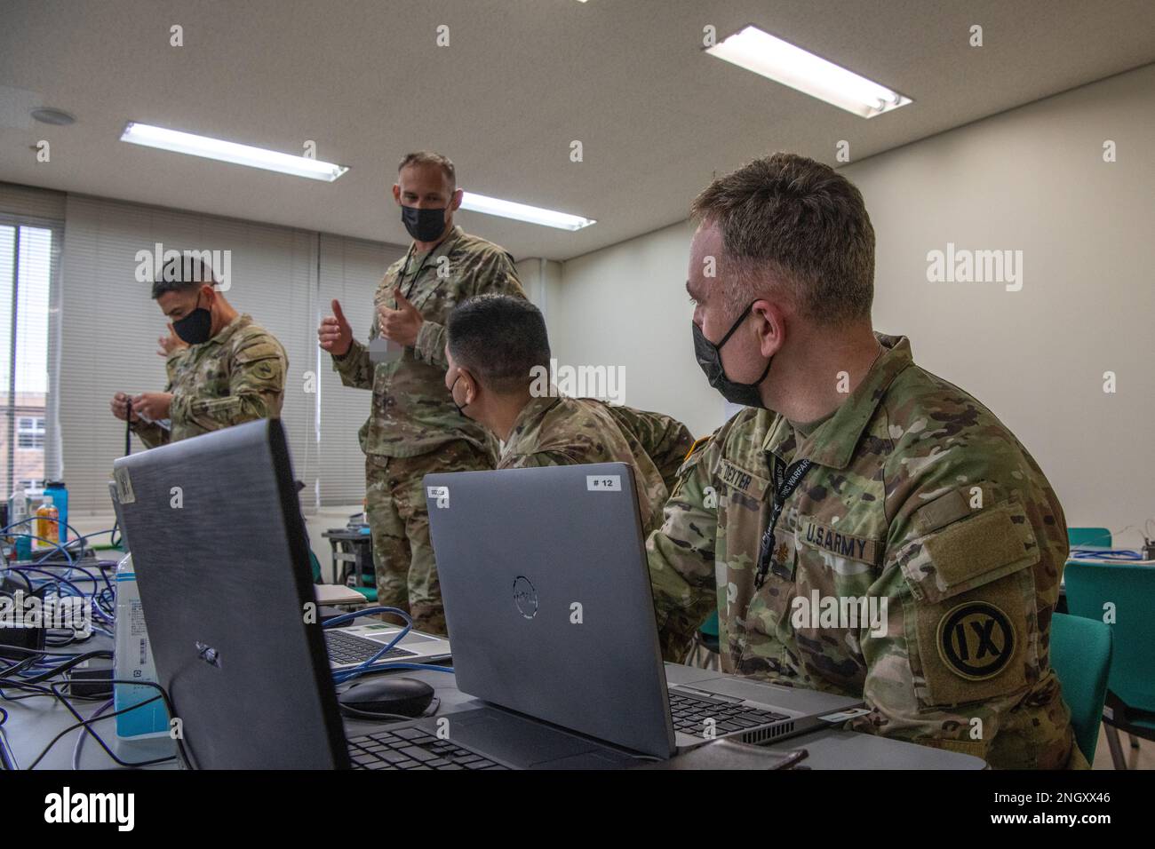 U.S. Army Soldiers participate in Yama Sakura 83 as liaison officers at ...