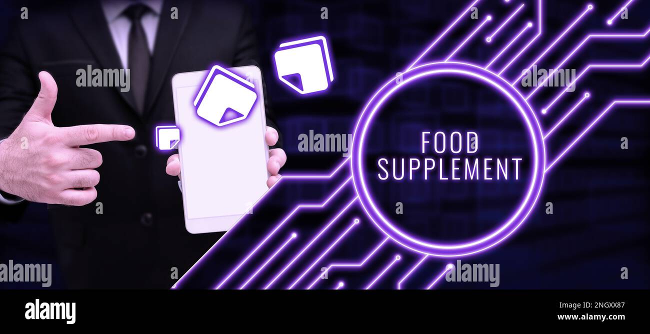 Handwriting text Food Supplement. Business overview Conditions and ...