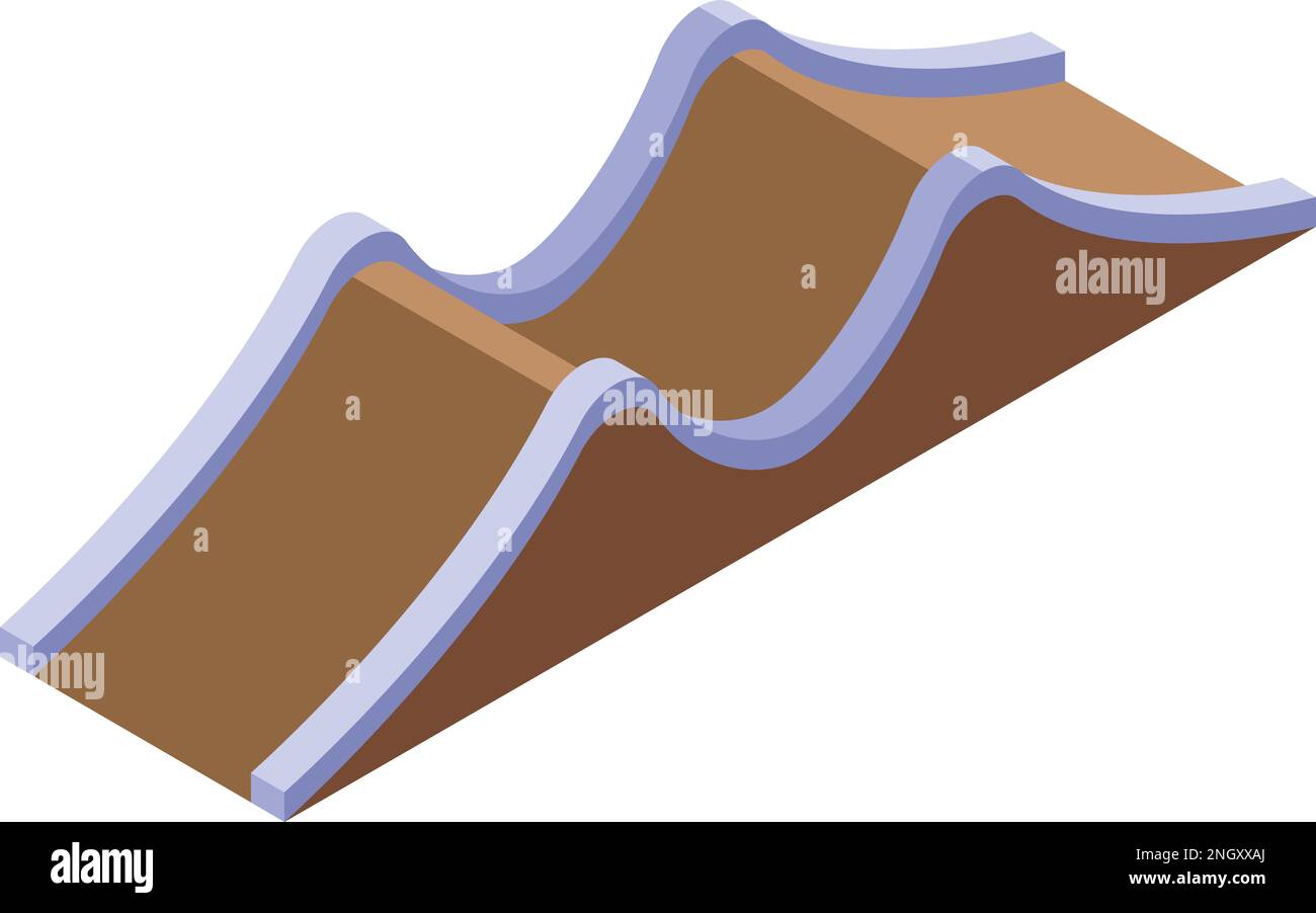 Race track icon isometric vector. Dirt bike. Motorbike action Stock ...