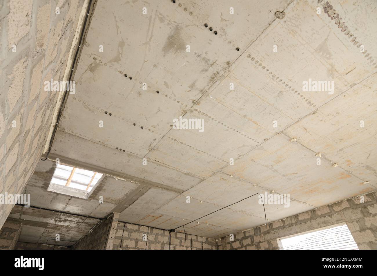 Construction of an individual residential building, monolithic ...