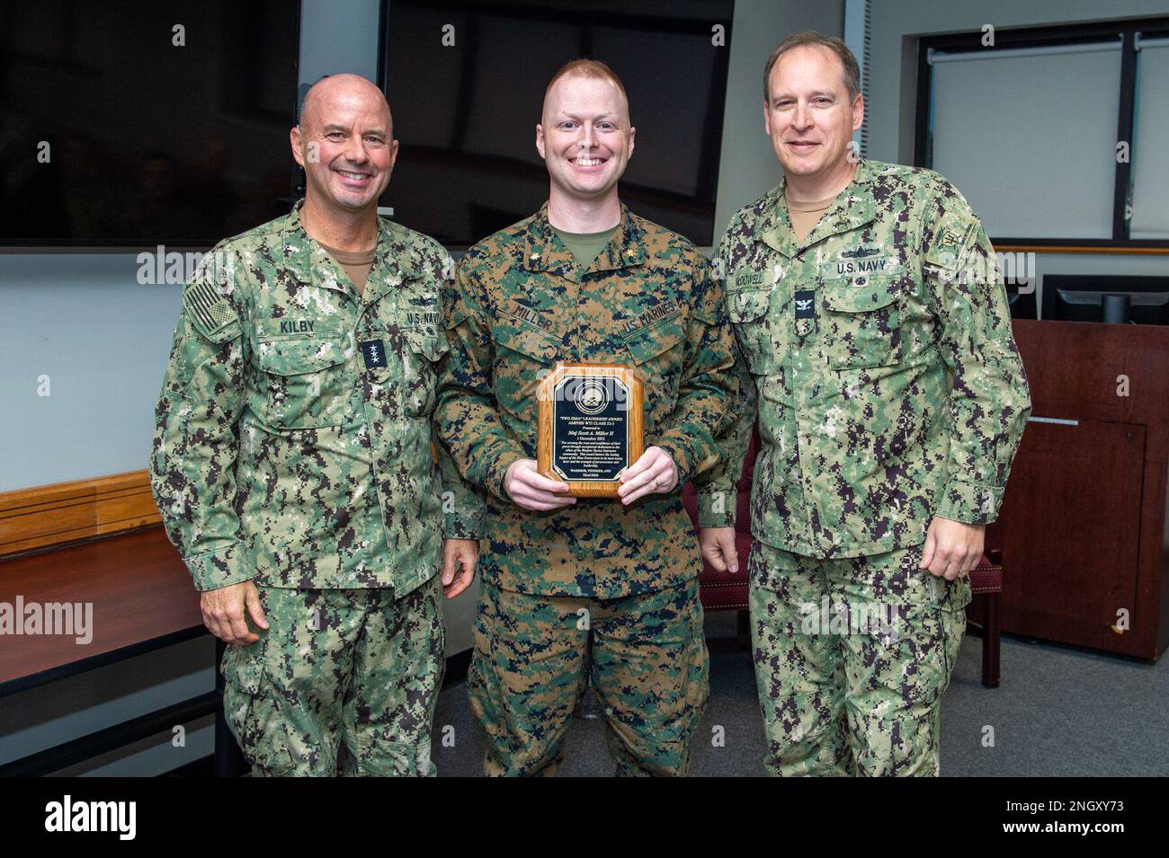 Vice Adm. Jim Kilby, commander, Task Force 80 and deputy commander, U.S ...