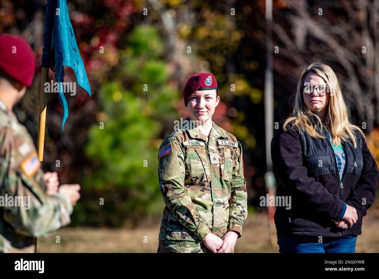 Staff Sergeant Catessa Palone promotes on Fort Bragg, N.C., Dec 01 ...