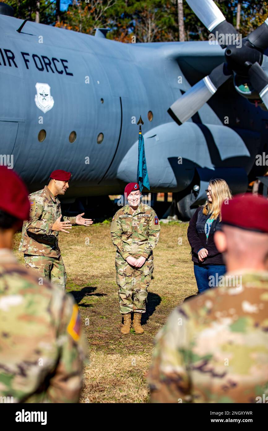 Staff Sergeant Catessa Palone promotes on Fort Bragg, N.C., Dec 01 ...