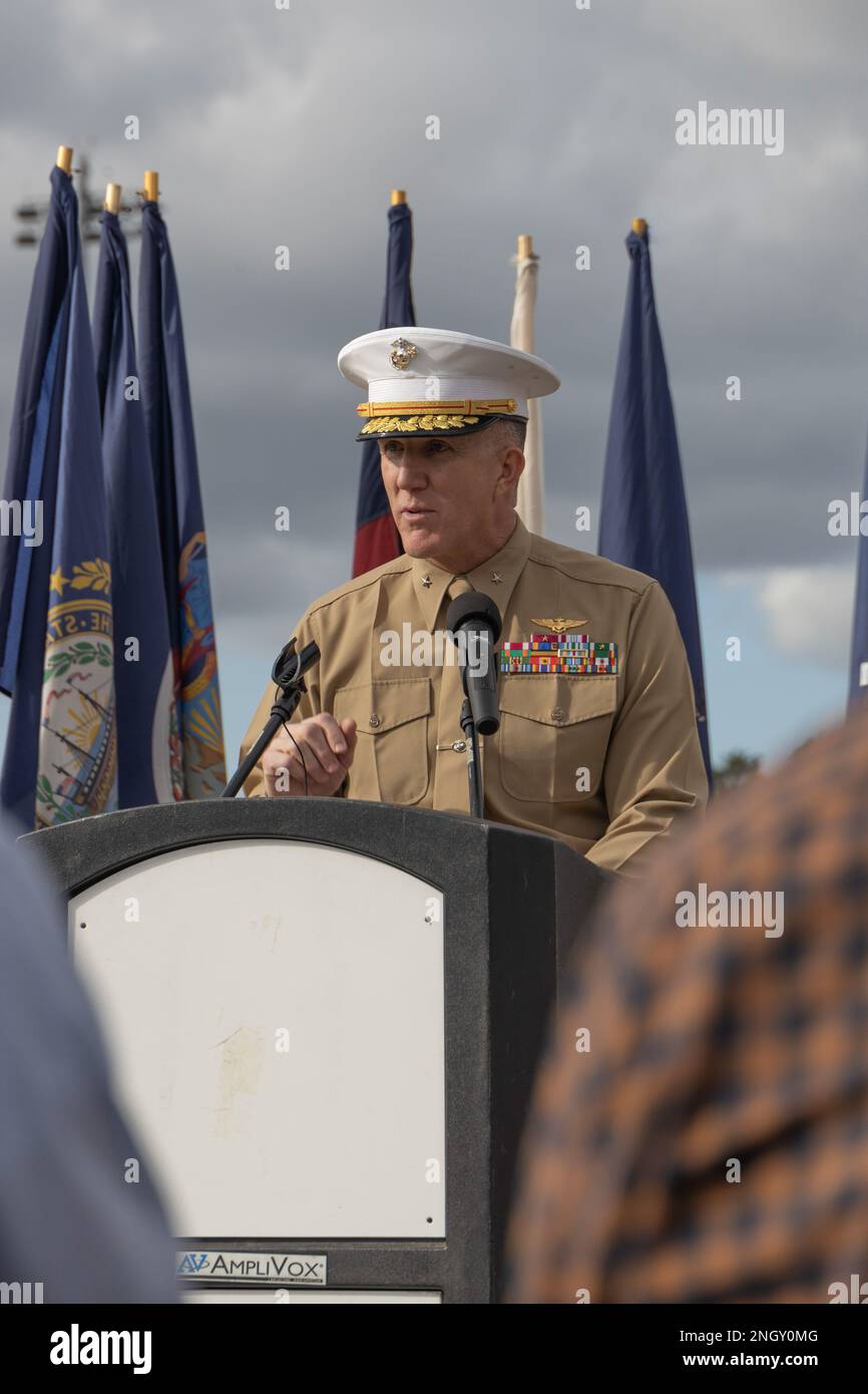 U.S. Marine Corps Brig. Gen. Jason Woodworth, the commanding general of ...