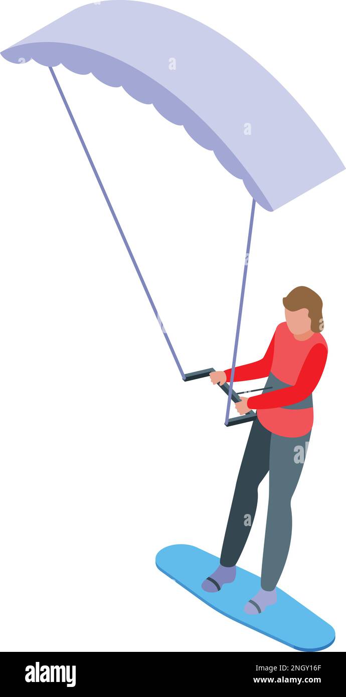 Action wave icon isometric vector. Wind surf. Active speed Stock Vector ...