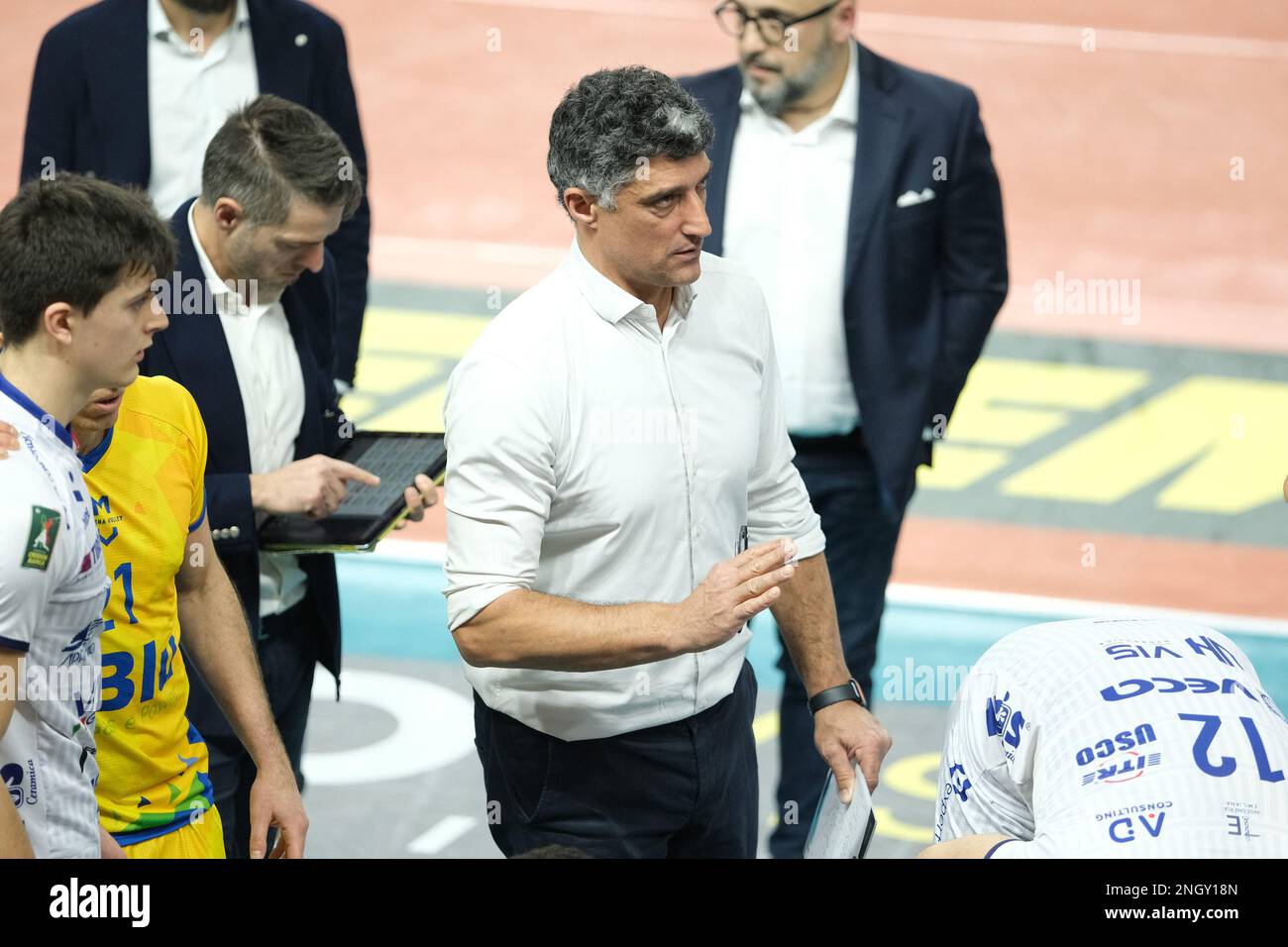 Pala AGSM-AIM, Verona, Italy, February 19, 2023, Bruno Mossa de Rezende ...