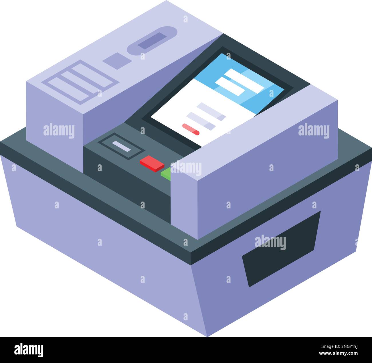 Electronic voting machine Stock Vector Images - Alamy