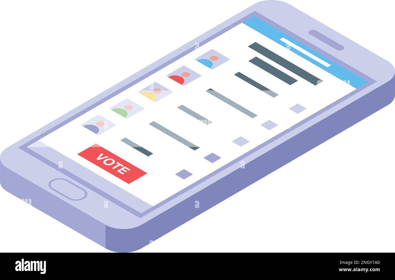 Electronic voting machine Stock Vector Images - Alamy