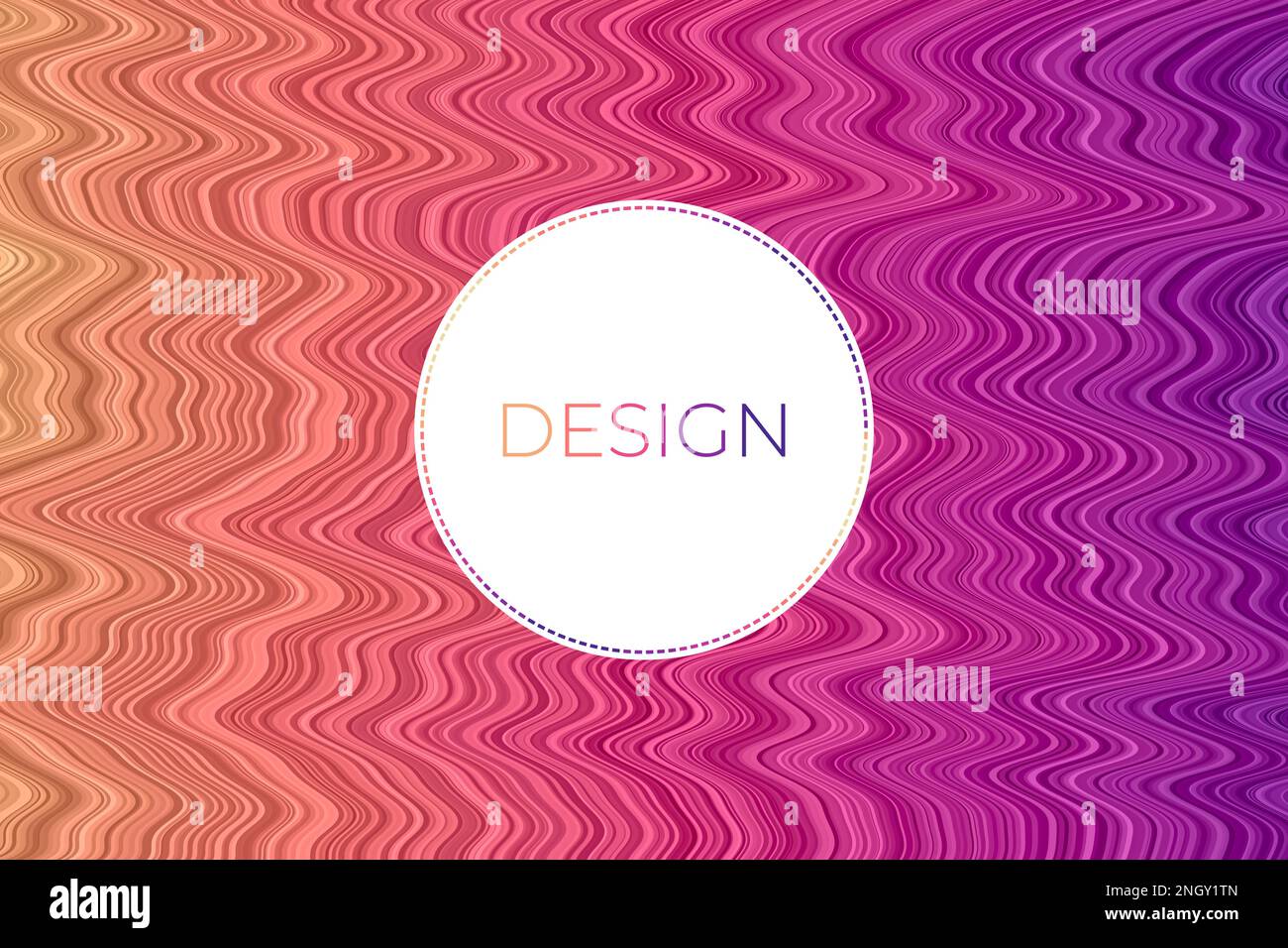Artistic banner design. Abstract digital art in sunset colors. Creative ...