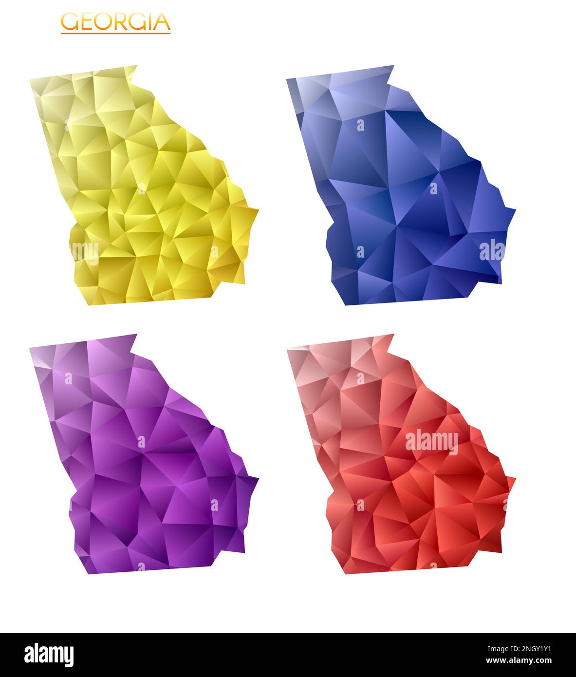 Maps of georgia hi-res stock photography and images - Alamy