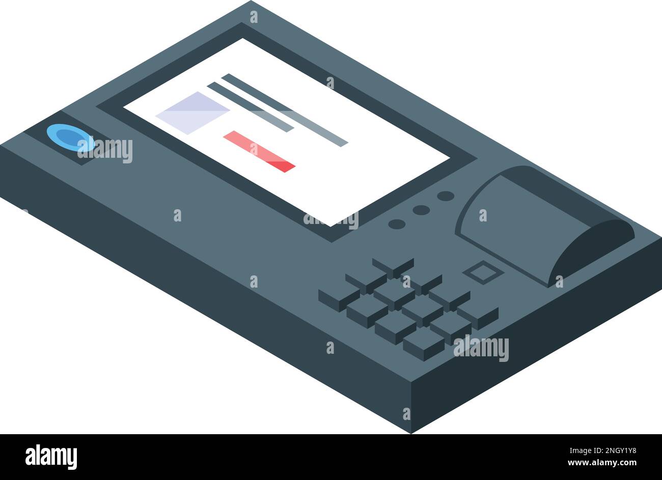 Electronic voting machine screen Cut Out Stock Images & Pictures - Alamy