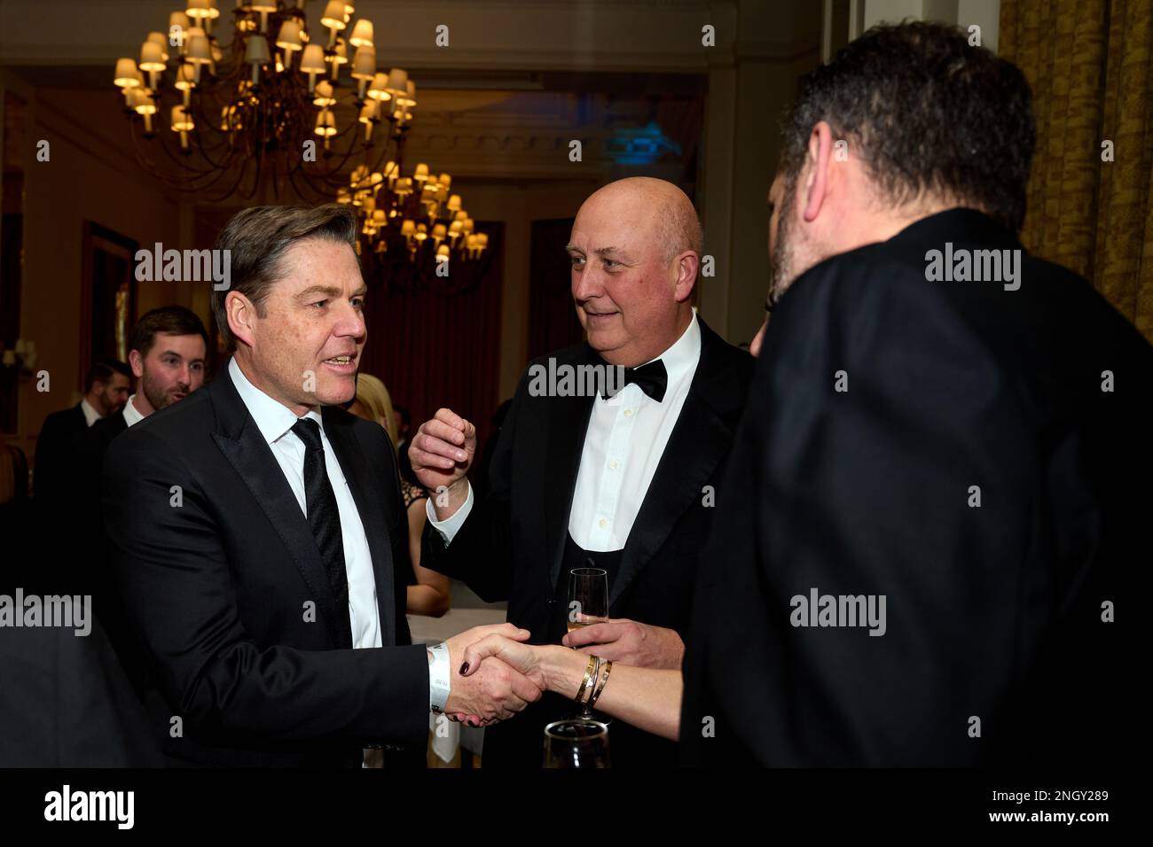 Richard Masters, chief executive of the Premier League (left) with ...