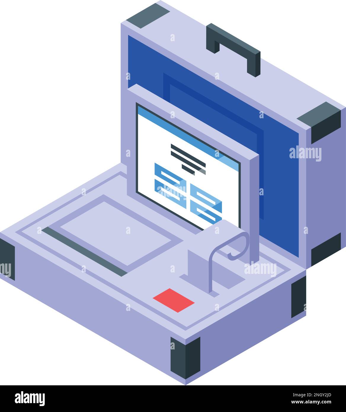 Electronic voting machine screen Cut Out Stock Images & Pictures - Alamy