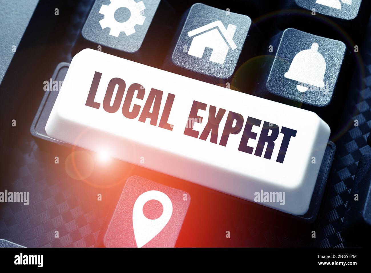Handwriting text Local Expert. Business concept offers expertise and ...