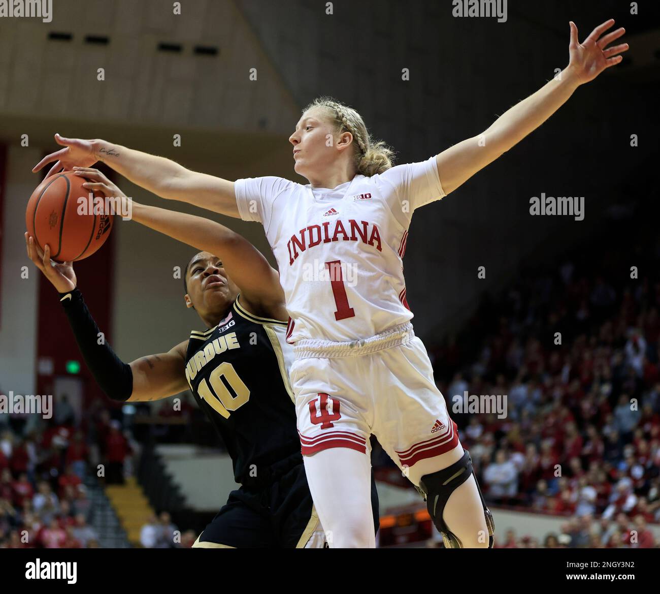 Bloomington, United States. 19th Feb, 2023. Indiana Hoosiers guard ...
