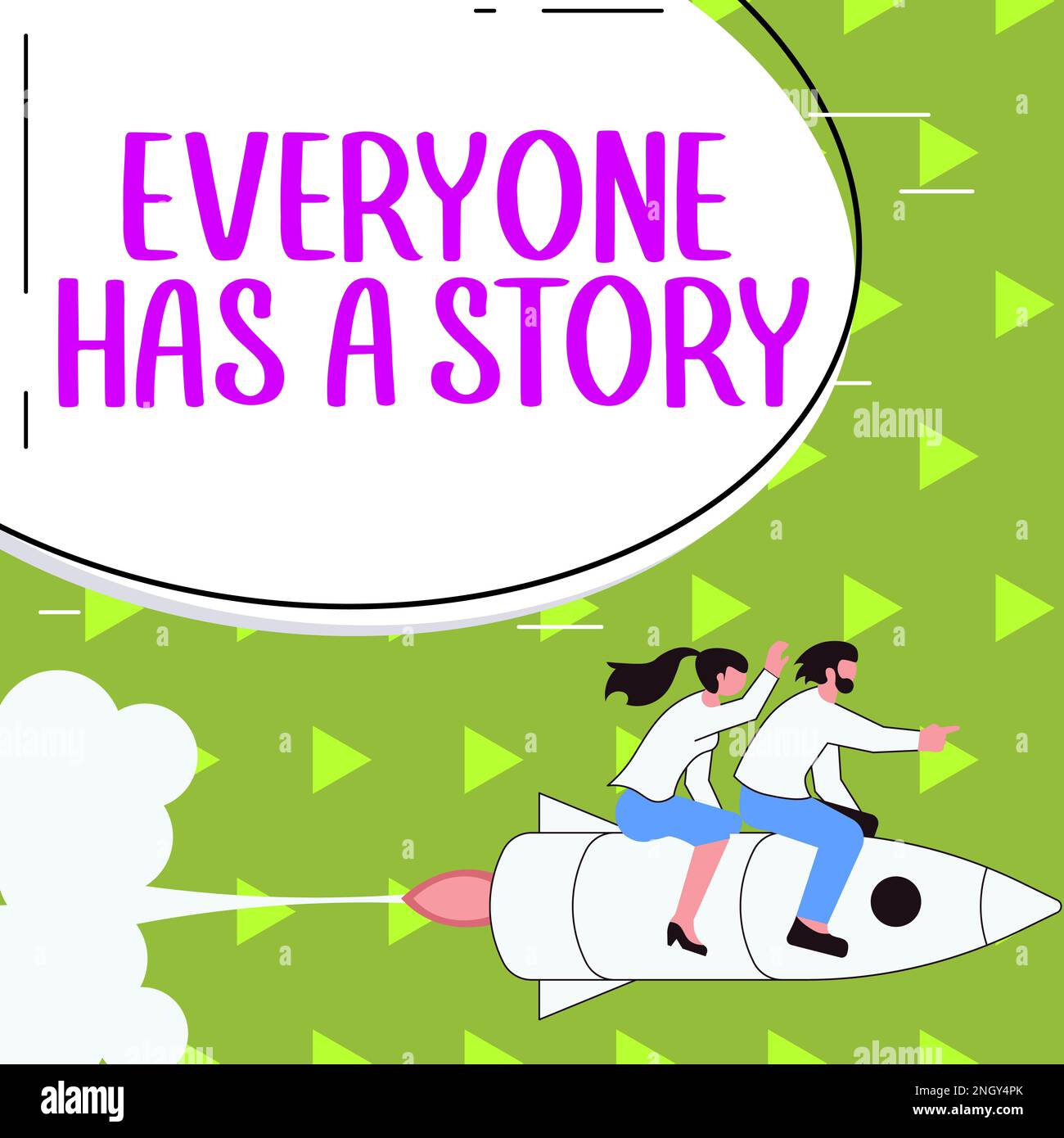 Sign displaying Everyone Has A Story. Business showcase Background ...