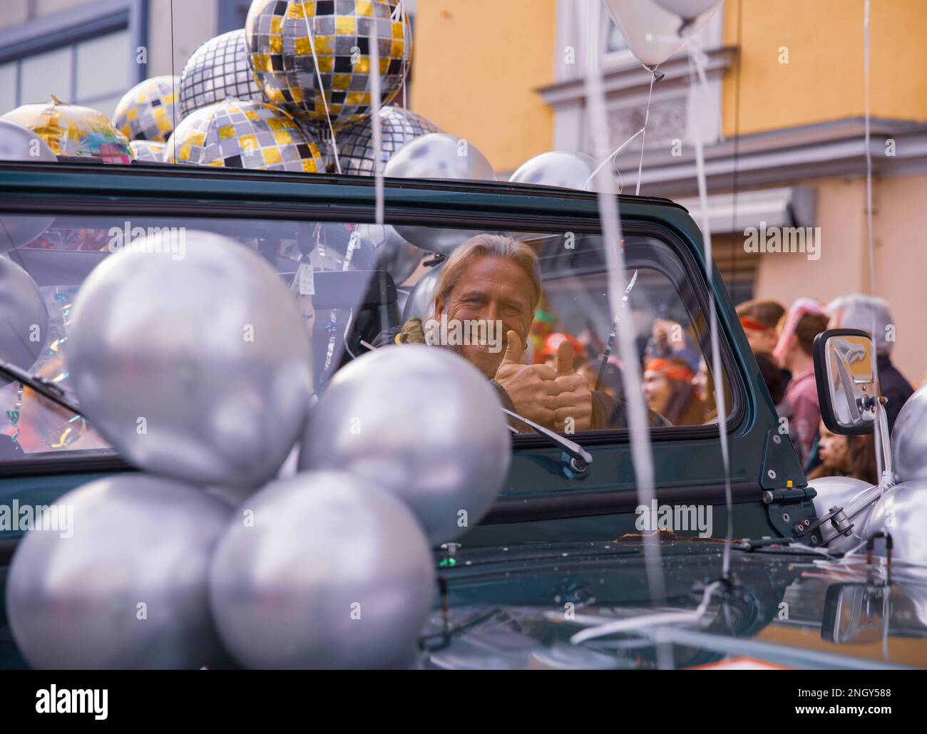 Villach, Austria - February 19, 2023: Carnival in Villach, Fasching ...
