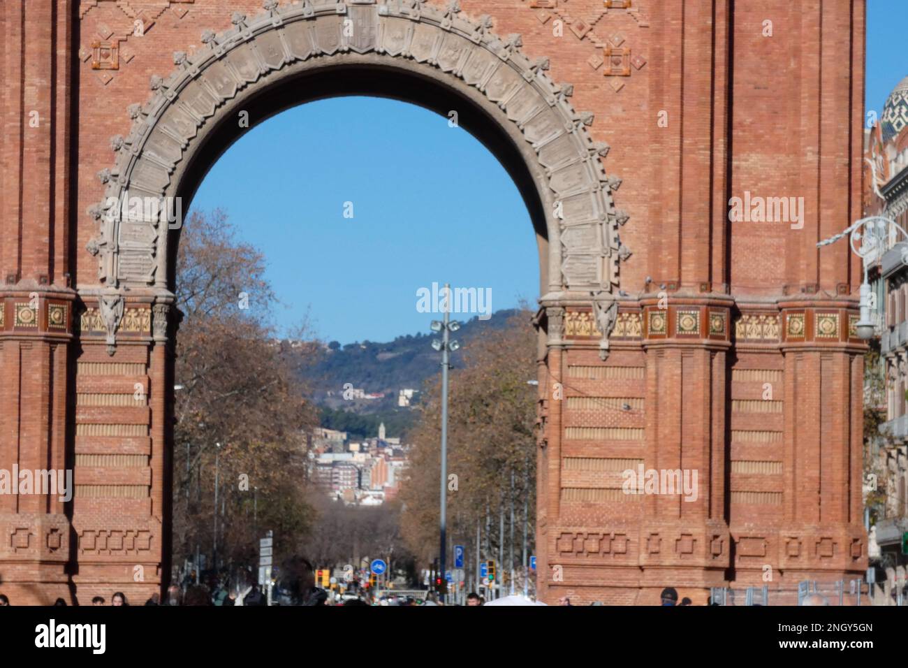 The grand entrance of barcelona hi-res stock photography and images - Alamy